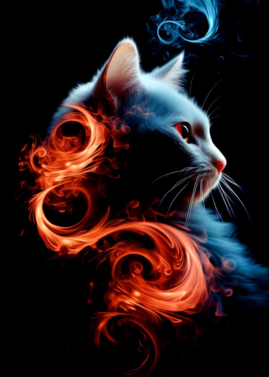 'Cat' Poster by Sunny Artist | Displate