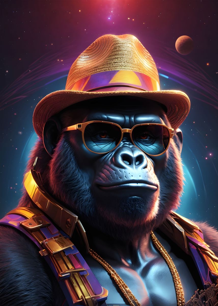 'Cosmic Explorer' Poster, picture, metal print, paint by Creativecen ...