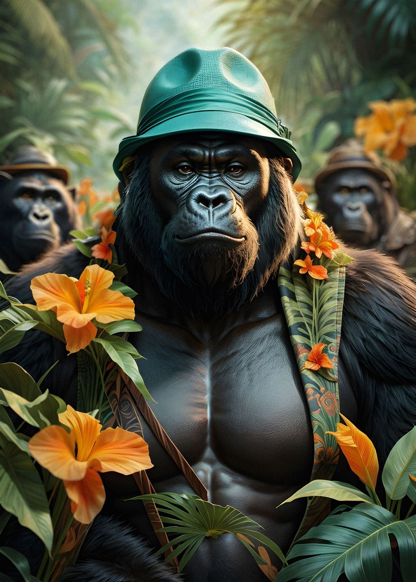 'Human Safari' Poster, picture, metal print, paint by Creativecen ...