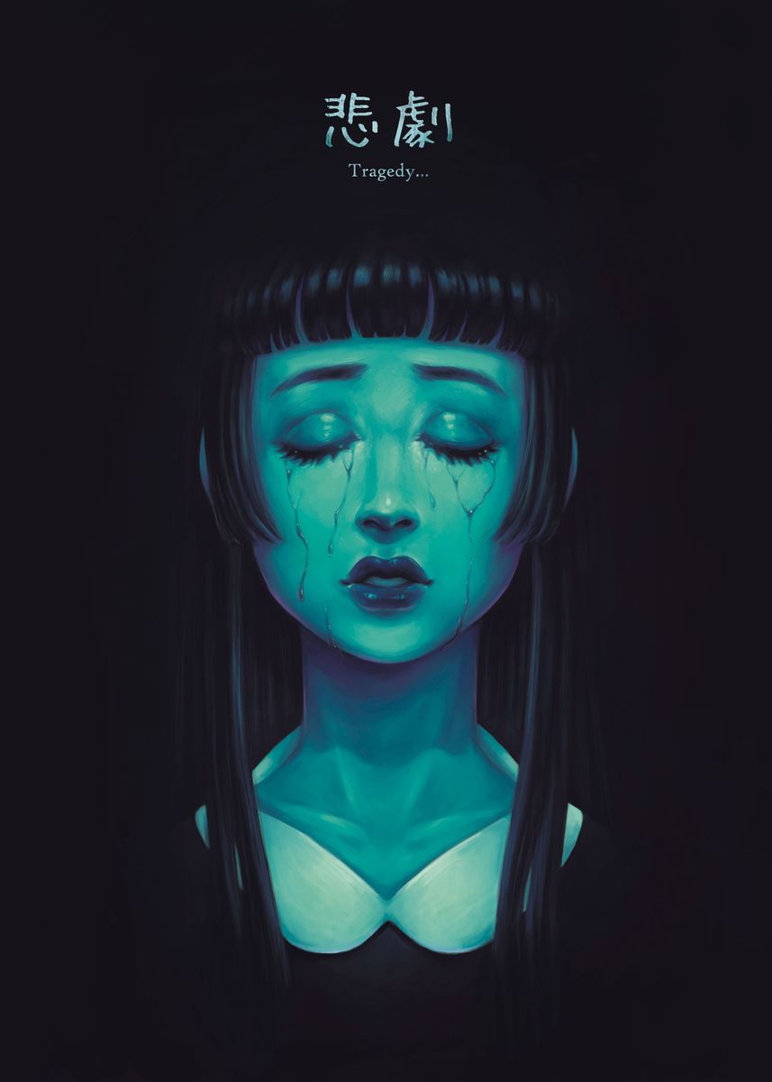 'Tragedy' Poster, picture, metal print, paint by Maria Jose Rovira ...