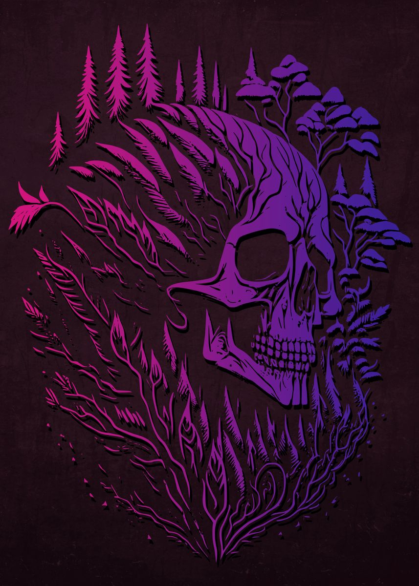 'Forest Punk' Poster, picture, metal print, paint by Ilya Danilov ...