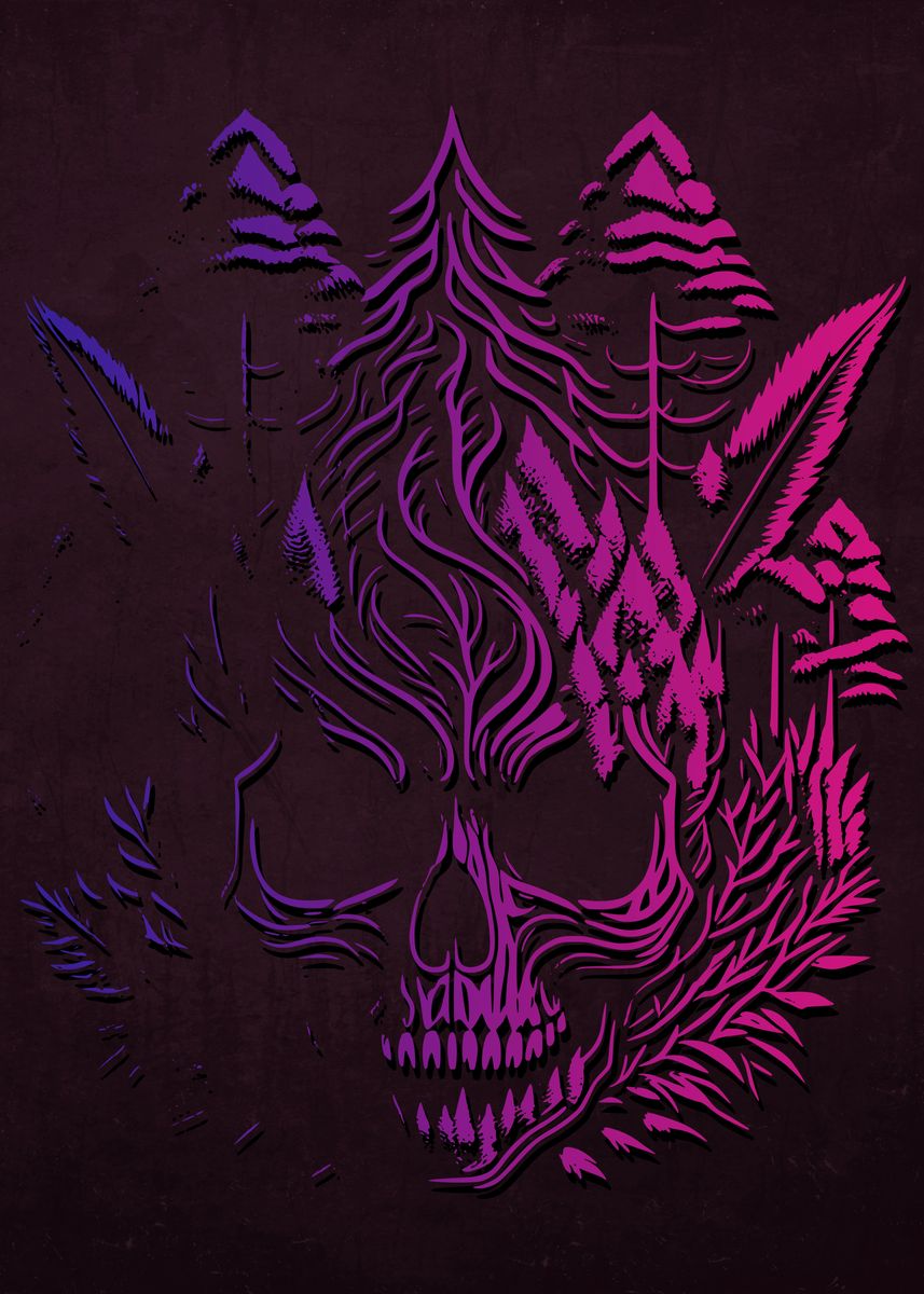 'Forest Punk' Poster, picture, metal print, paint by Ilya Danilov ...