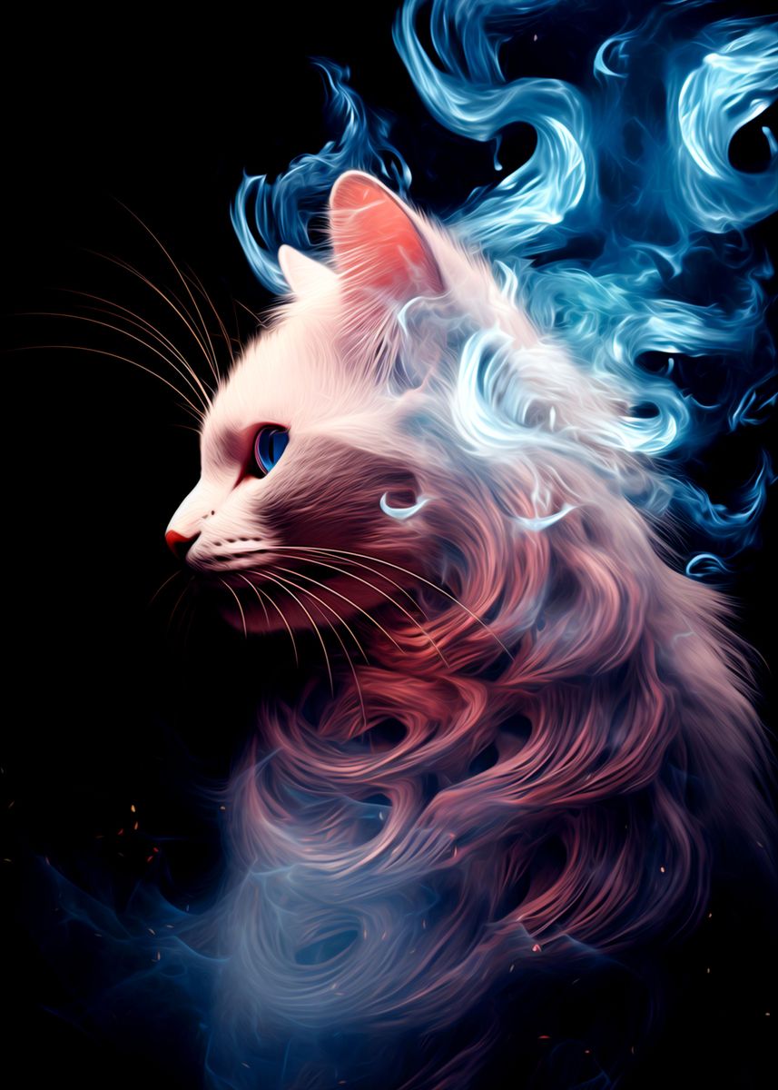 'Cat' Poster by Sunny Artist | Displate