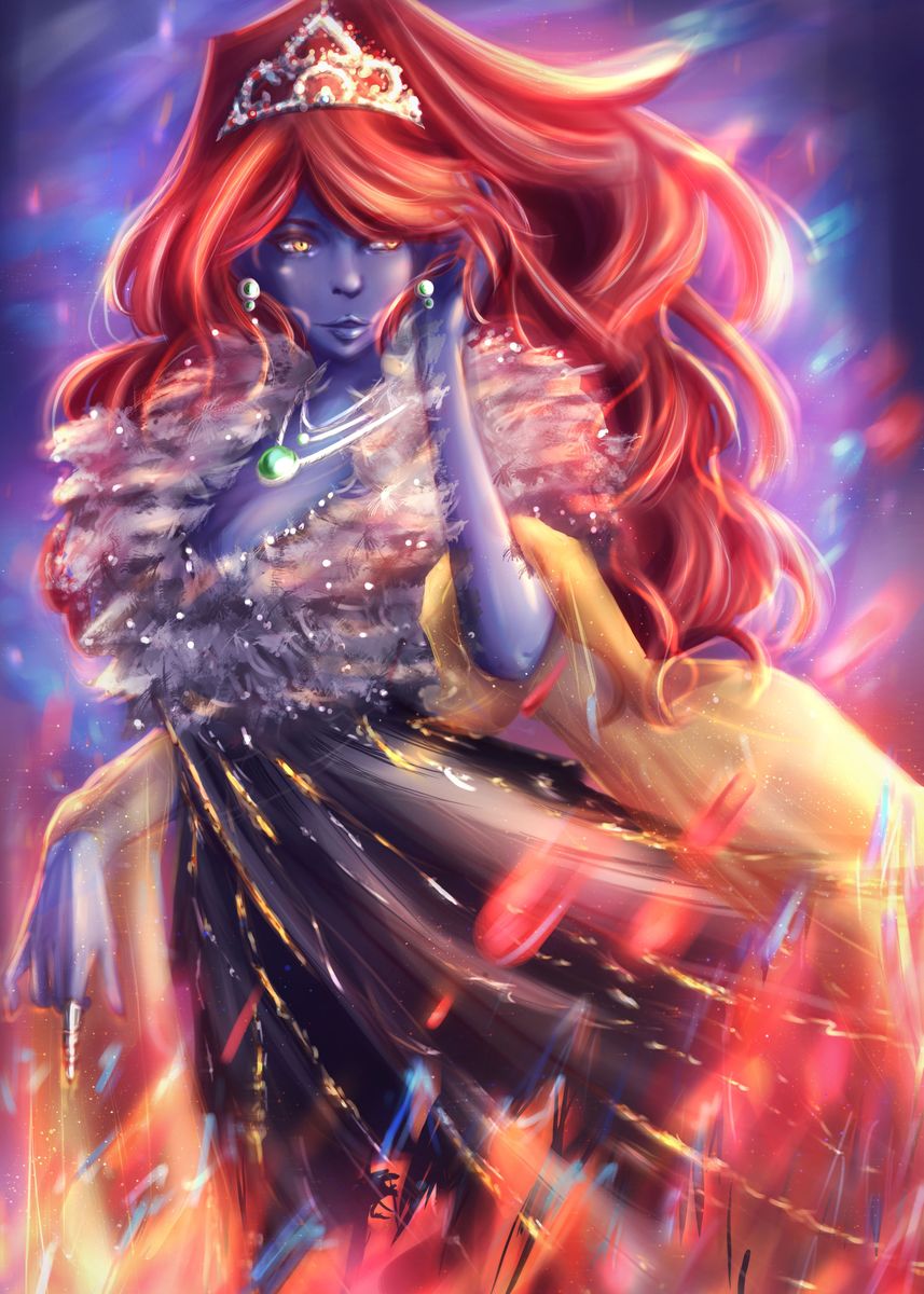 'Sarai' Poster, picture, metal print, paint by Egyptian Iris | Displate