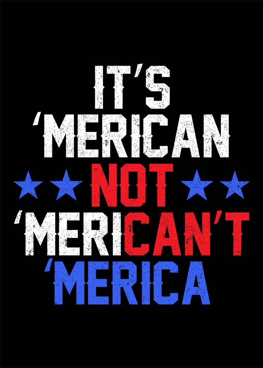 'Its america' Poster, picture, metal print, paint by I m Super Hero ...