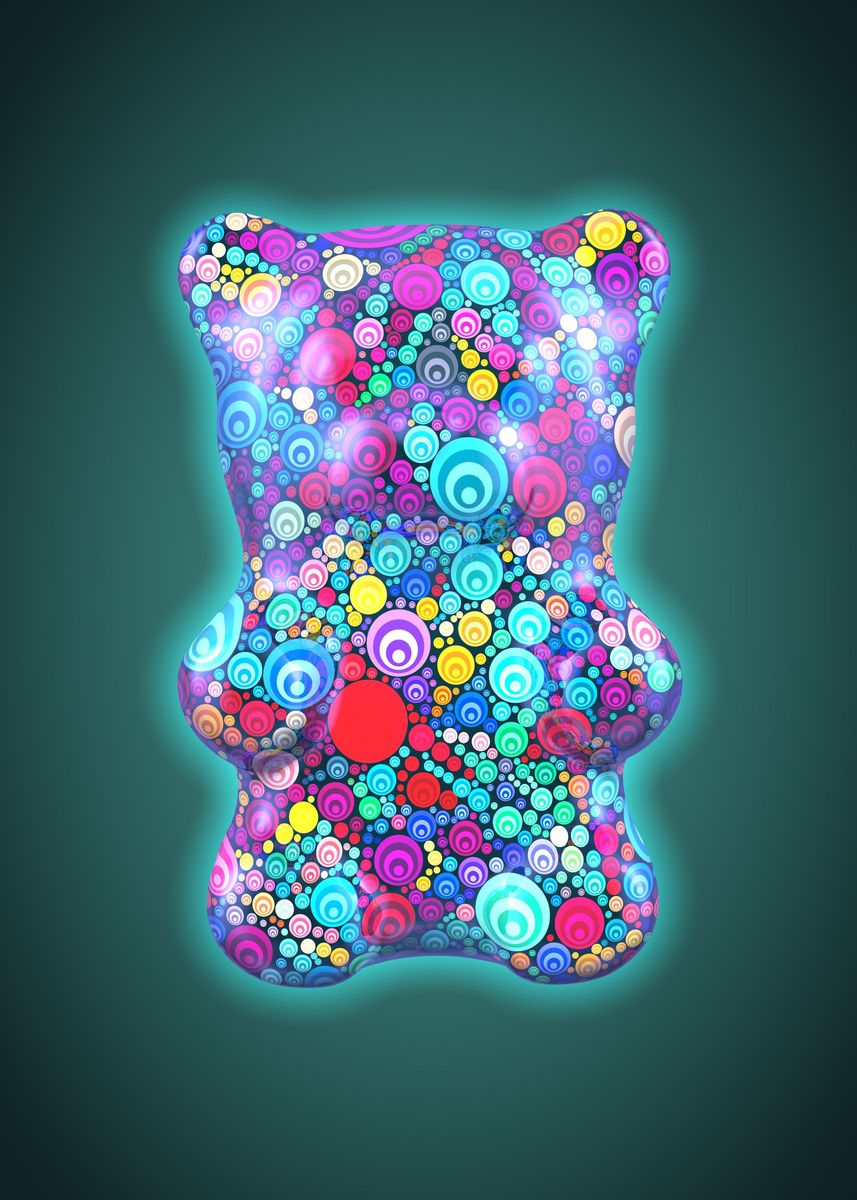 'Gummy Bear 13' Poster by 1x Merch | Displate