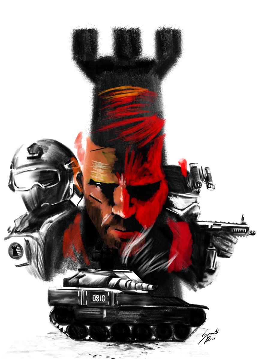 'Shadow Company' Poster, picture, metal print, paint by Samuele Ricci ...