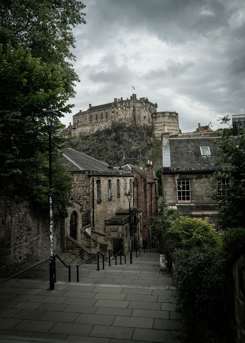 'Edinburgh Castle' Poster, picture, metal print, paint by Travelling ...