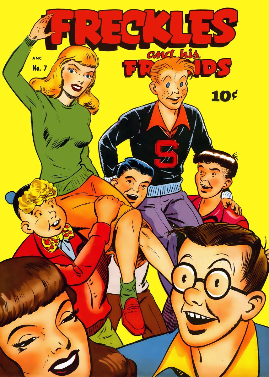 'Freckle and friends 2' Poster, picture, metal print, paint by Broken ...