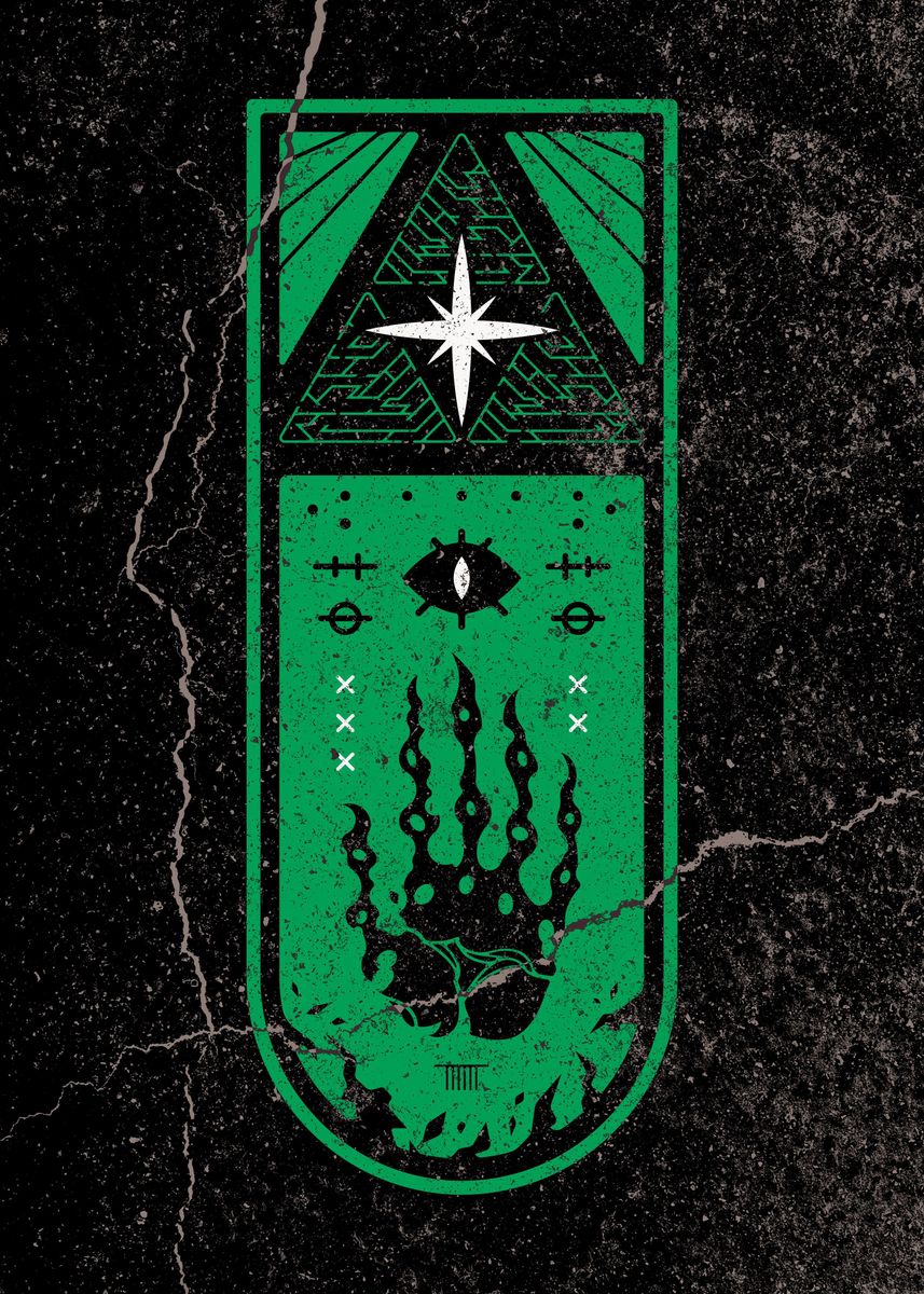 'Hand of Destiny' Poster, picture, metal print, paint by ...