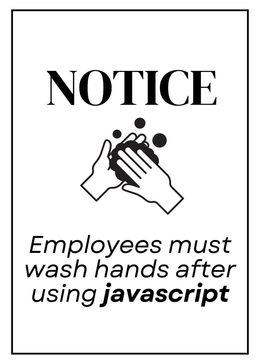 'JavaScript Programming ' Poster, picture, metal print, paint by ISSAM ...