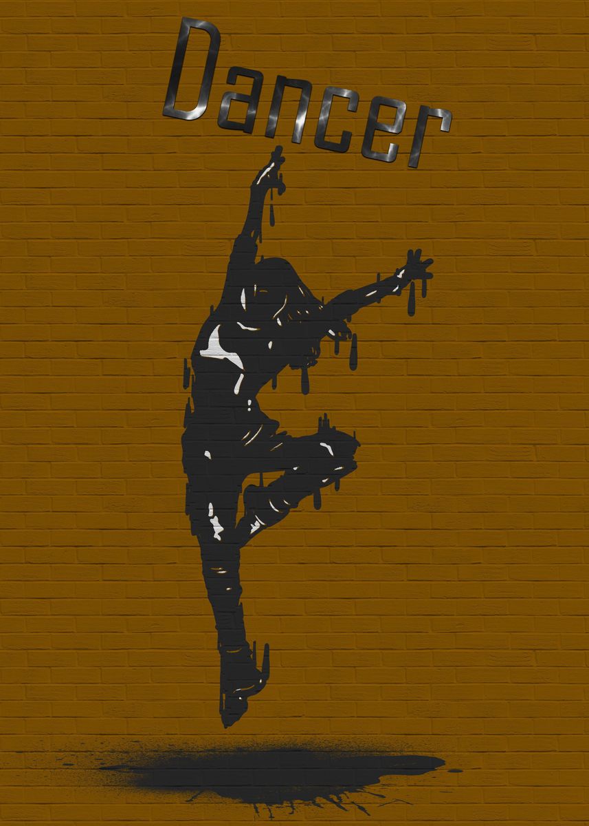 'dancer and music' Poster by Juan lee | Displate