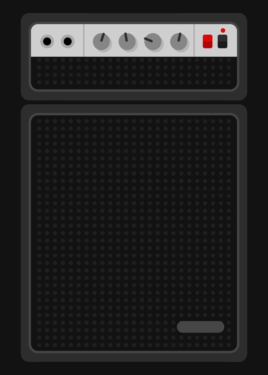 'Guitar amplifier' Poster, picture, metal print, paint by Ryuzhal ...