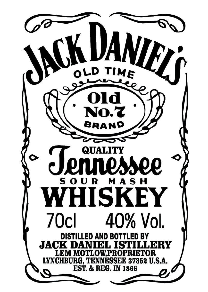 'Jack Daniels ' Poster, picture, metal print, paint by Day1bun Art ...