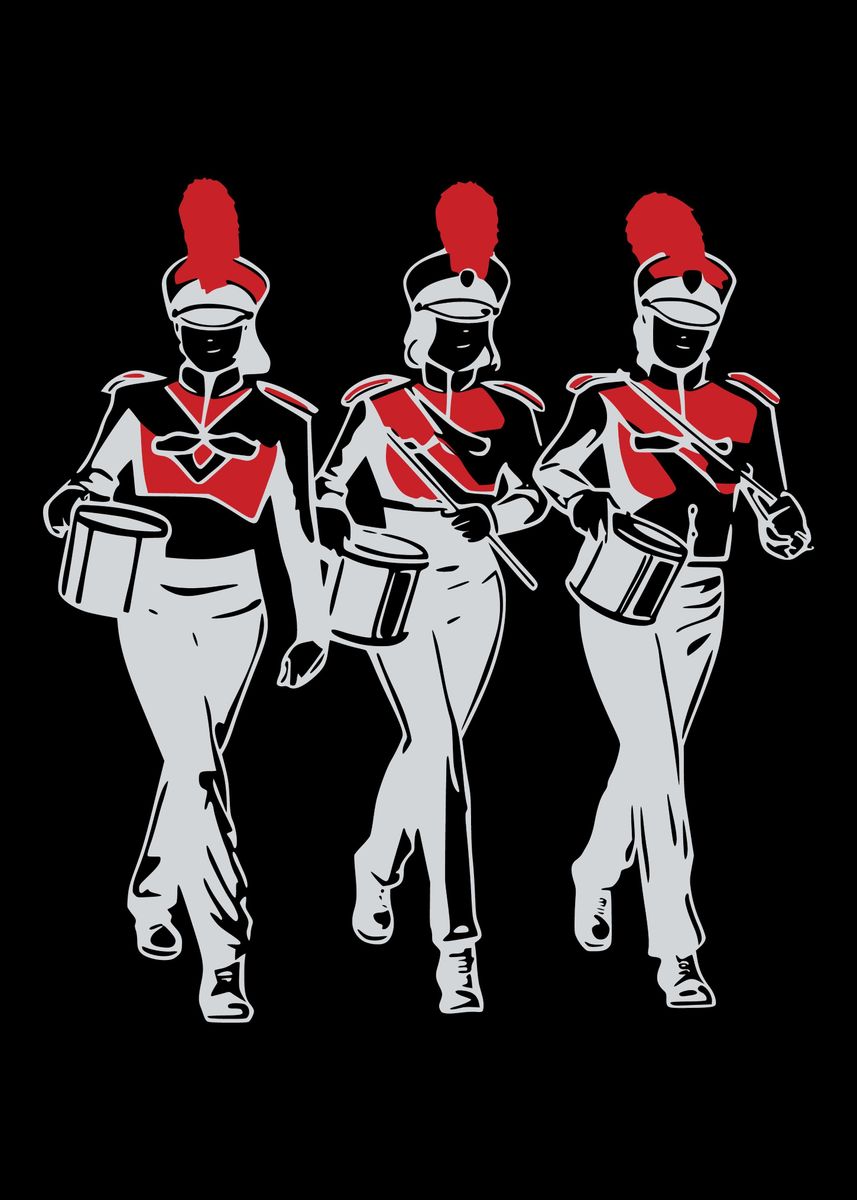 'Marching Band' Poster, picture, metal print, paint by BobbyBubble ...