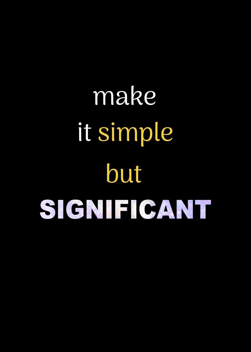 'Significant' Poster, picture, metal print, paint by Neon Moon | Displate