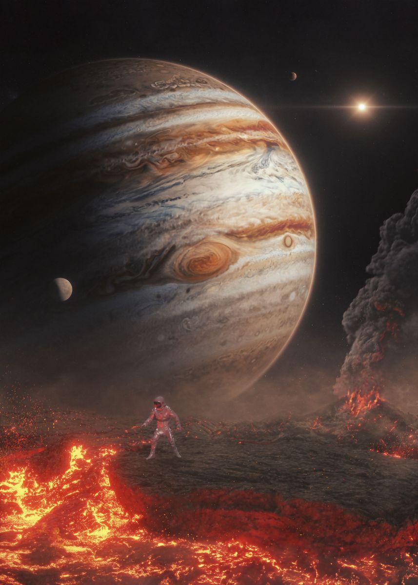 'Jupiter' Poster, picture, metal print, paint by Void Seven | Displate