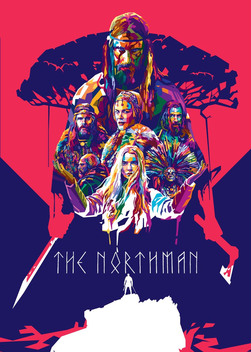 'The Northman Movie Poster' Poster, picture, metal print, paint by ...