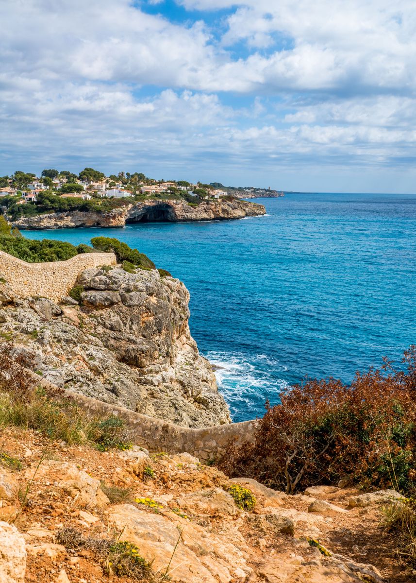 'Majorca Summer view' Poster, picture, metal print, paint by Marc Kunze ...