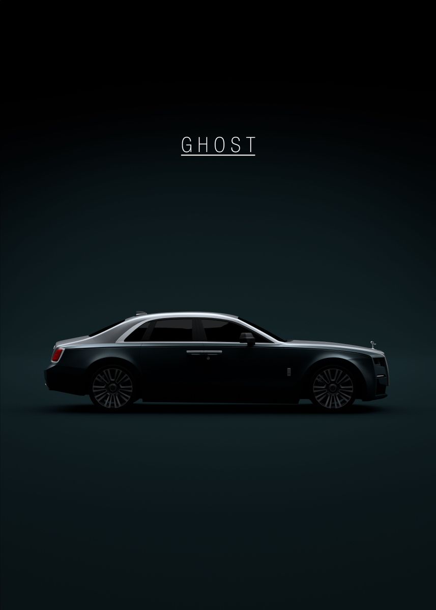 '2021 Rolls Royce Ghost' Poster, picture, metal print, paint by 21 MXM ...