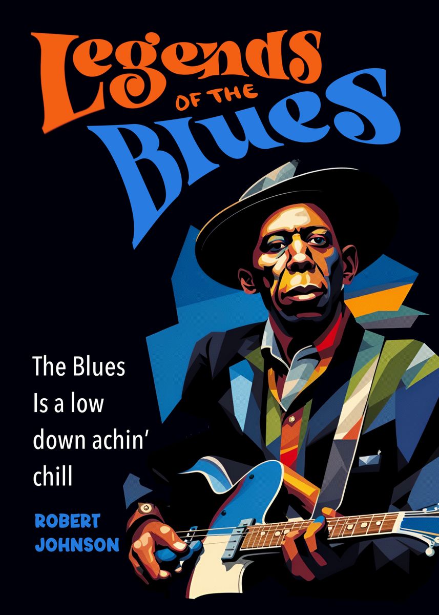 'Robert Johnson quote' Poster, picture, metal print, paint by Popart ...