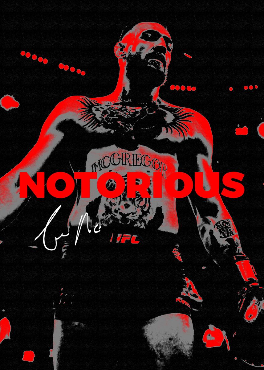 'Notorious Gym Inspiration' Poster, picture, metal print, paint by Team ...