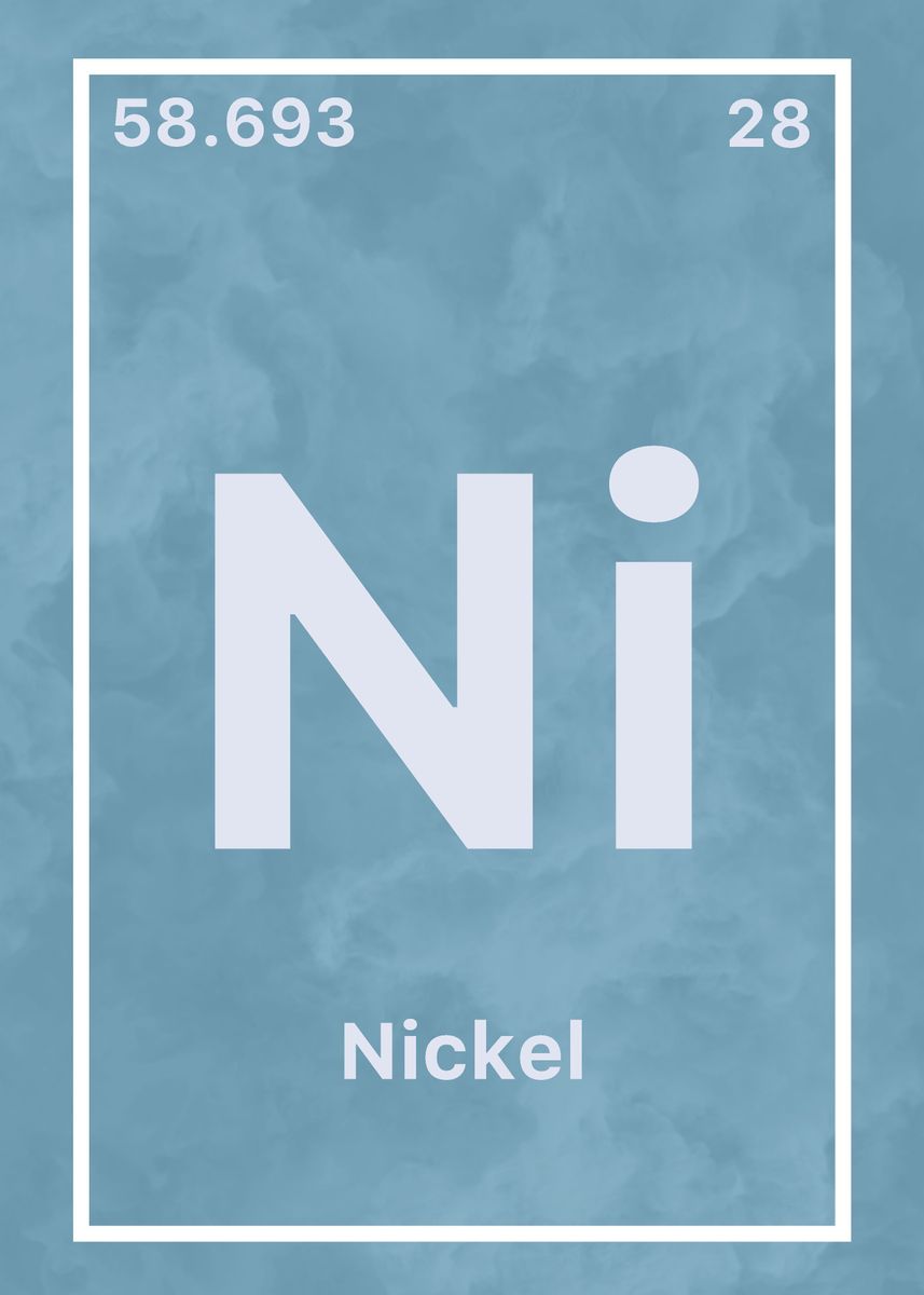 'Nickel' Poster, picture, metal print, paint by Tim | Displate
