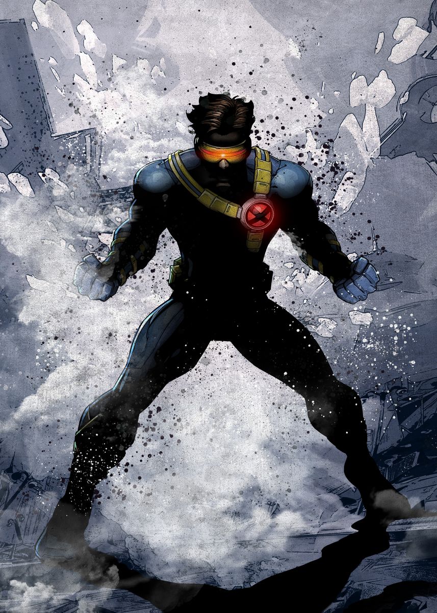 'Cyclops' Poster, picture, metal print, paint by Marvel | Displate
