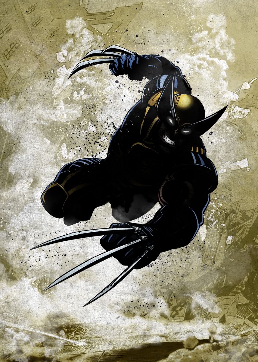 'Wolverine' Poster, picture, metal print, paint by Marvel | Displate