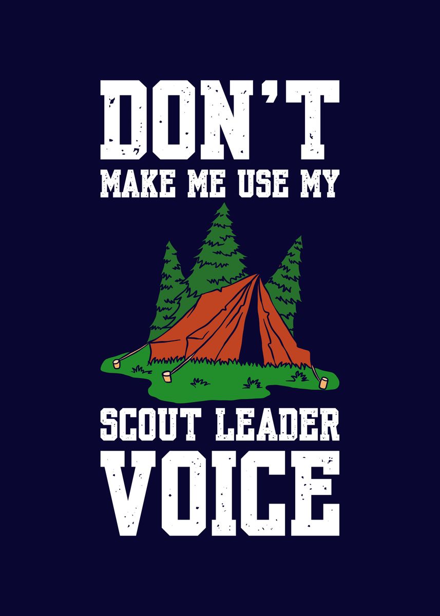 'Scout Leader Scouting' Poster, picture, metal print, paint by MzumO ...