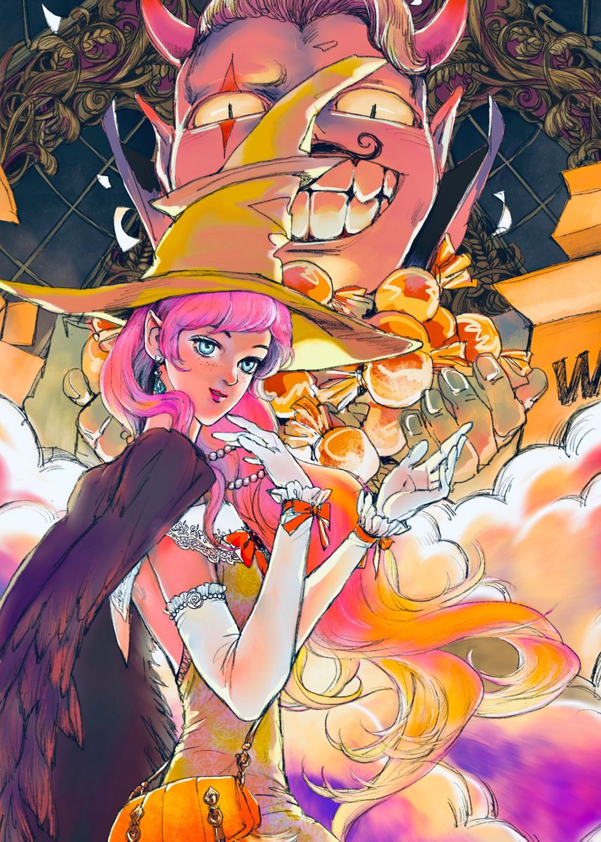 'Witches and vampire' Poster by Hedy CHEN | Displate
