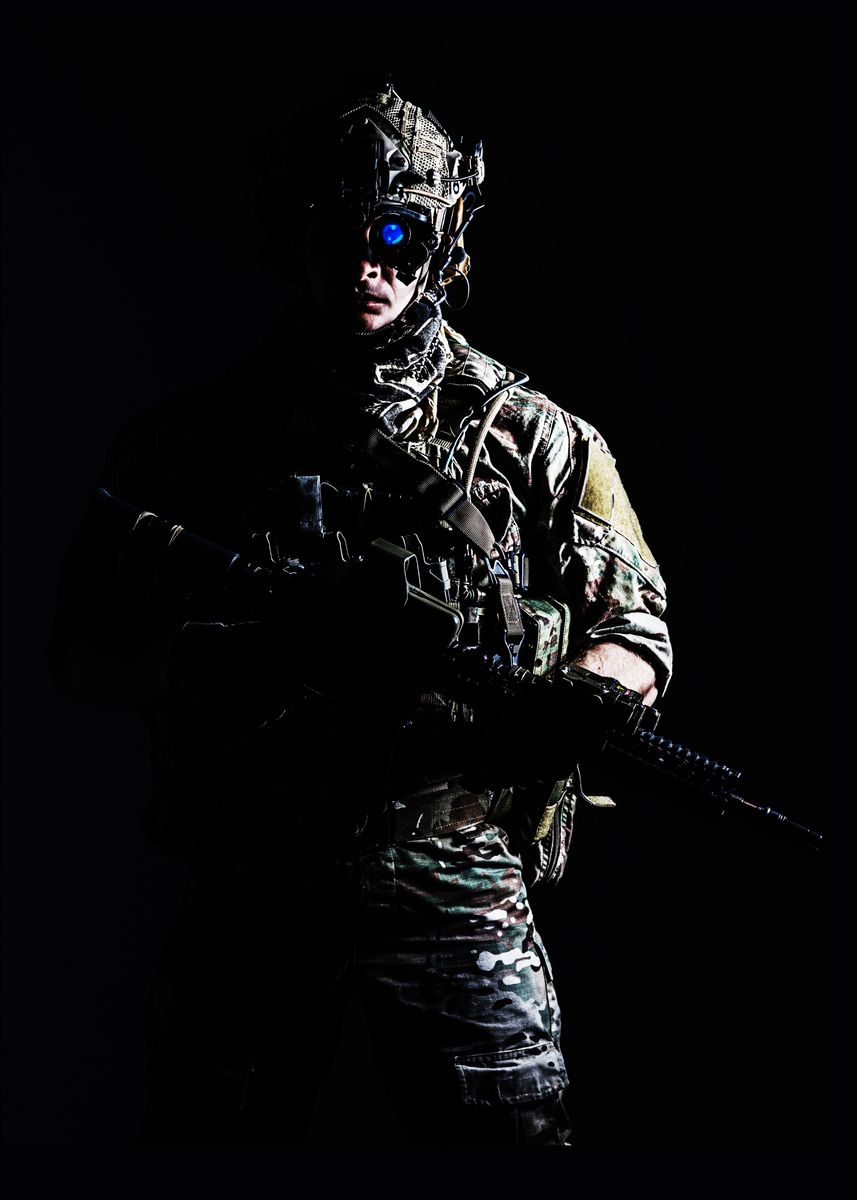 'US Army Ranger' Poster by Getmilitaryphotos Pro | Displate