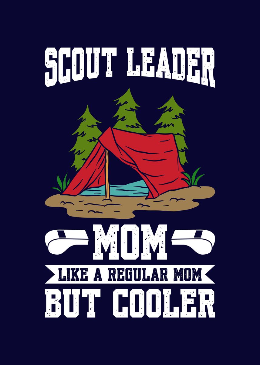 'Scout Leader Scouting' Poster, picture, metal print, paint by MzumO ...