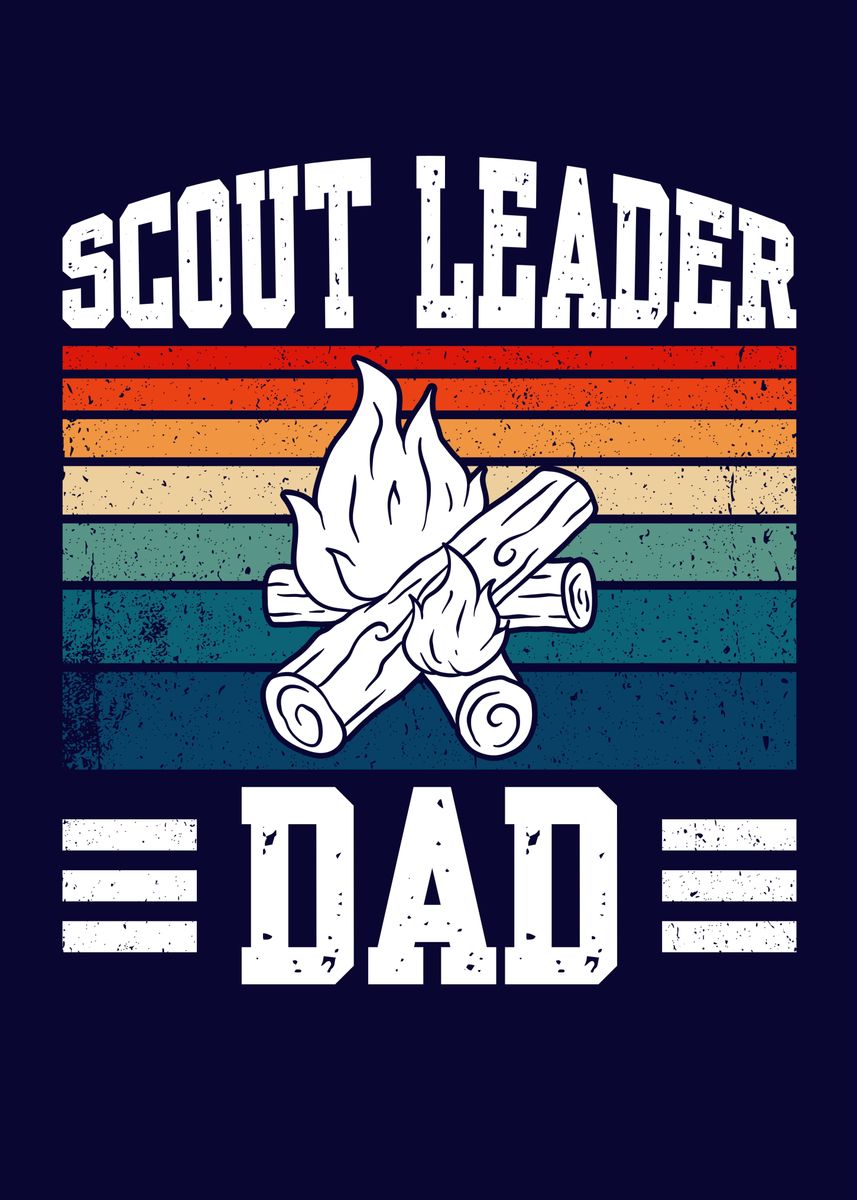 'Scout Leader Scouting' Poster, picture, metal print, paint by MzumO ...