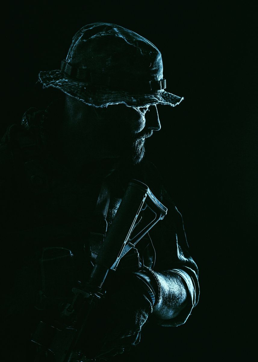 'Night Operation' Poster, picture, metal print, paint by ...