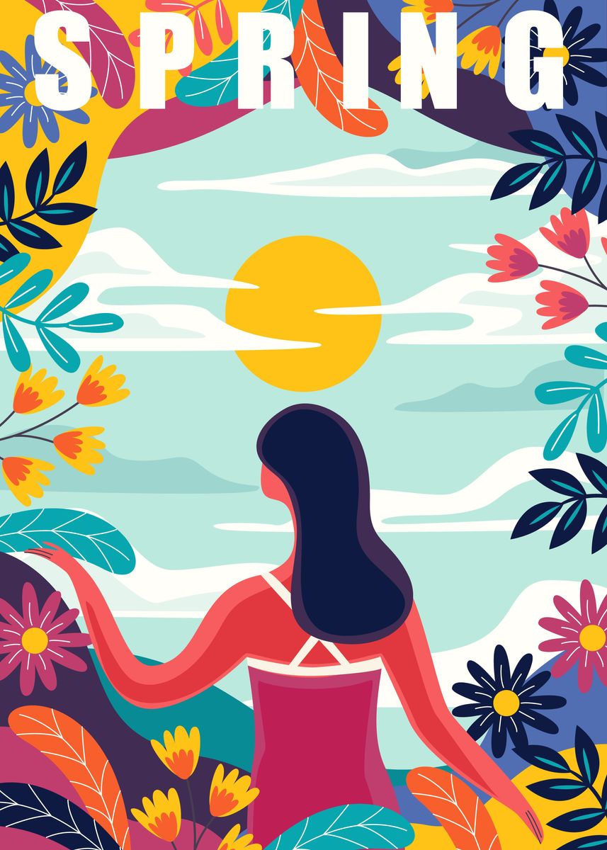 'Spring morning' Poster, picture, metal print, paint by Inspirates ...