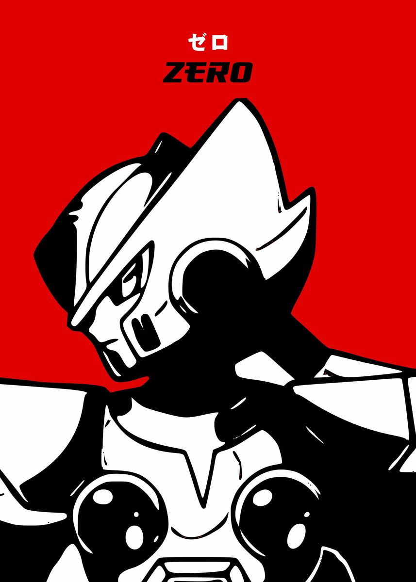 'Game Rockman Zero' Poster, picture, metal print, paint by Ahmad Zaki ...