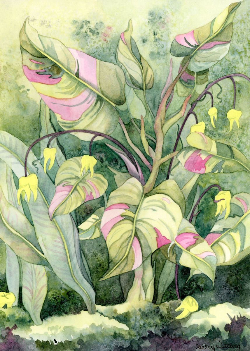 'Devour' Poster, picture, metal print, paint by Ashley Wittling | Displate