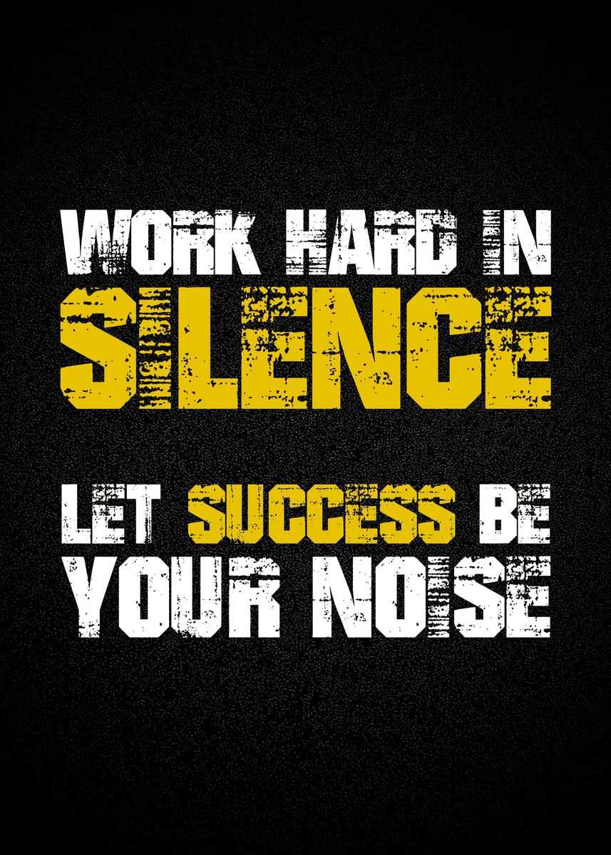 'text art motivational ' Poster, picture, metal print, paint by DNSM ...