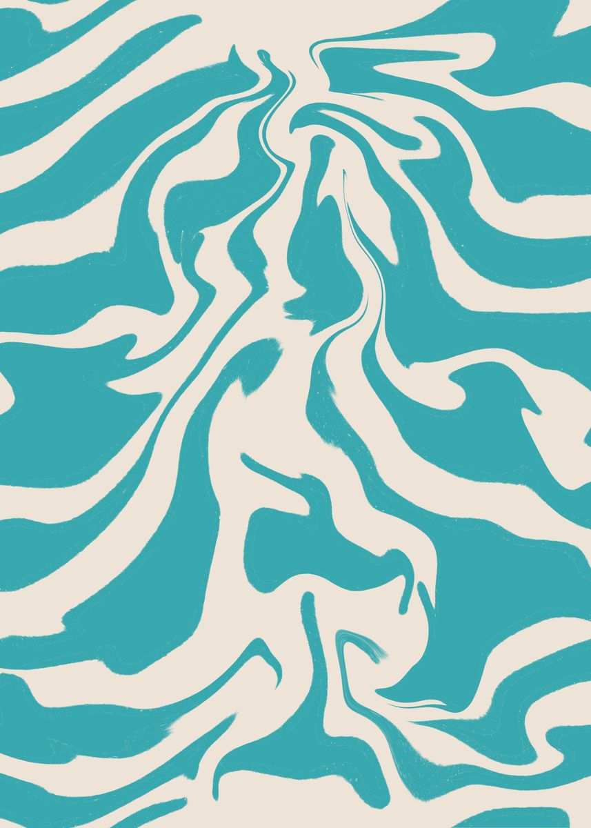 'Sea Wave' Poster, picture, metal print, paint by Ydha Anggara | Displate