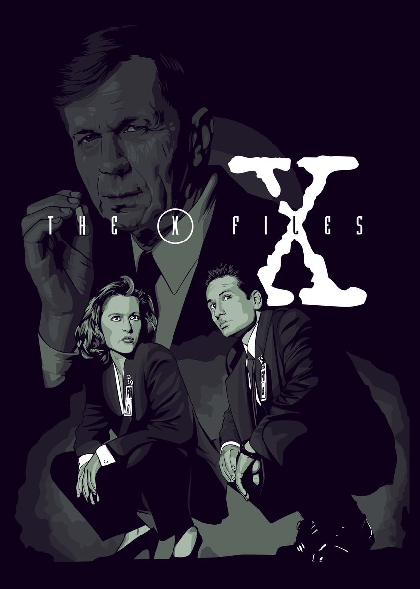 'The X Files' Poster, picture, metal print, paint by 18 Twelve | Displate