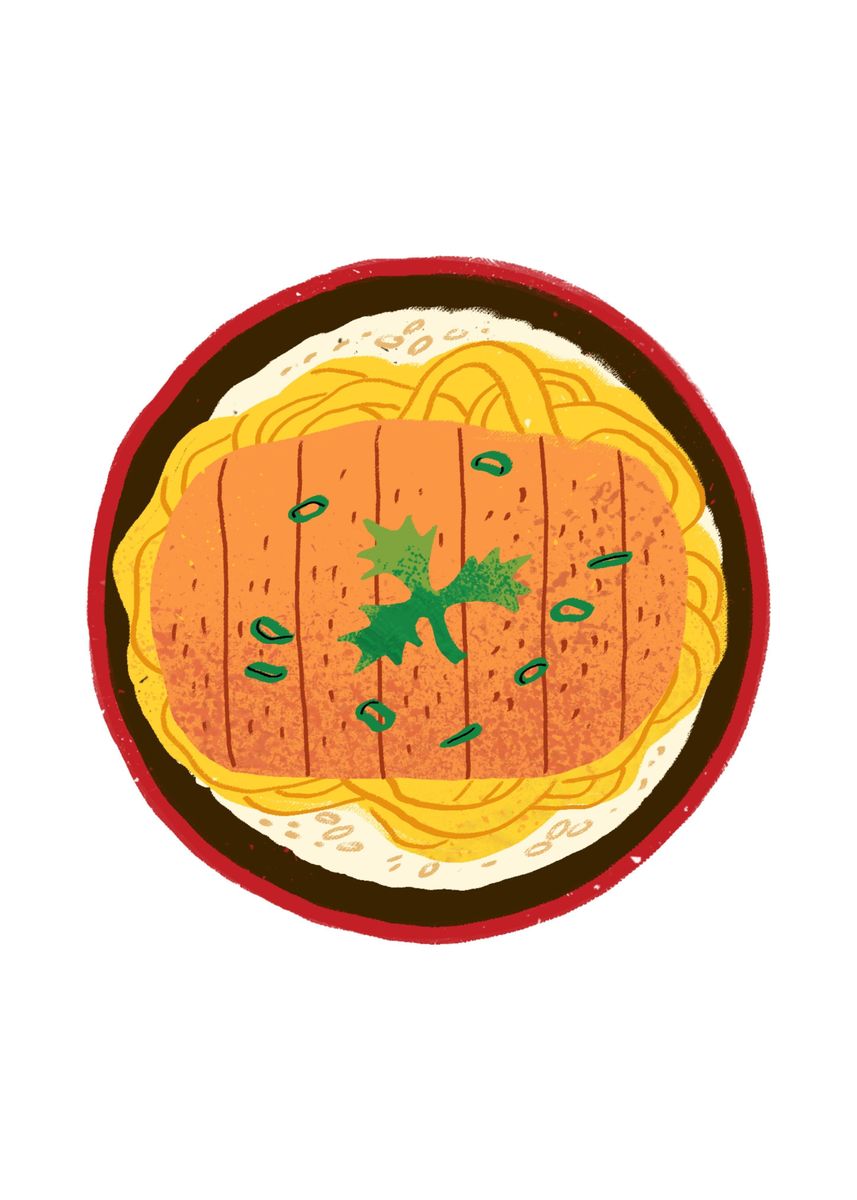 'Japanese Food' Poster, picture, metal print, paint by Dyn Creative ...