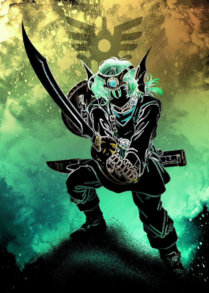 'Soul of the Chosen Hero' Poster, picture, metal print, paint by Donnie ...