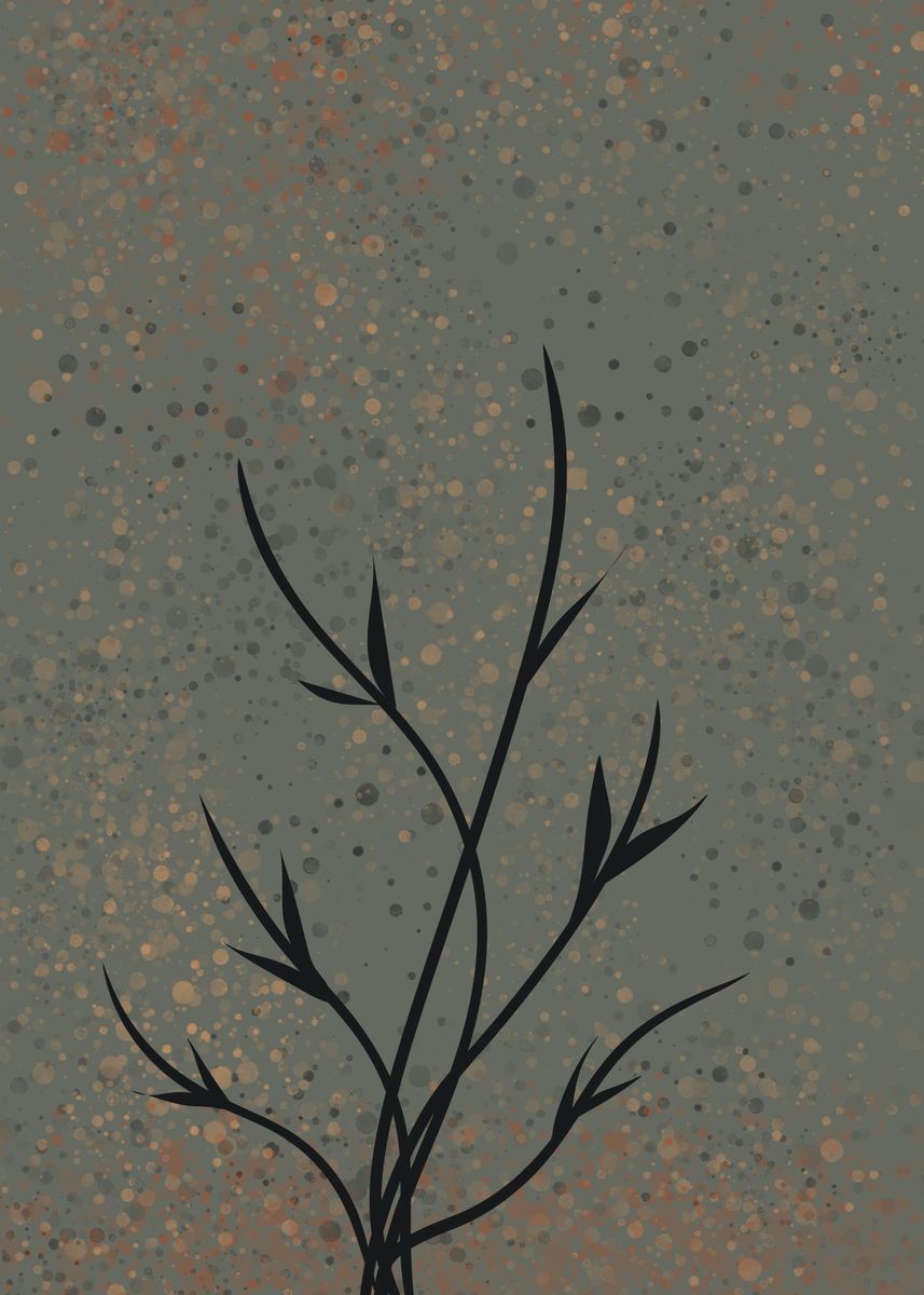 'Branch Botanical' Poster, picture, metal print, paint by Wisnu ...