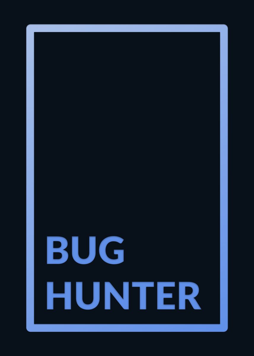 'Bug hunter' Poster by Wisnu Harjanta | Displate