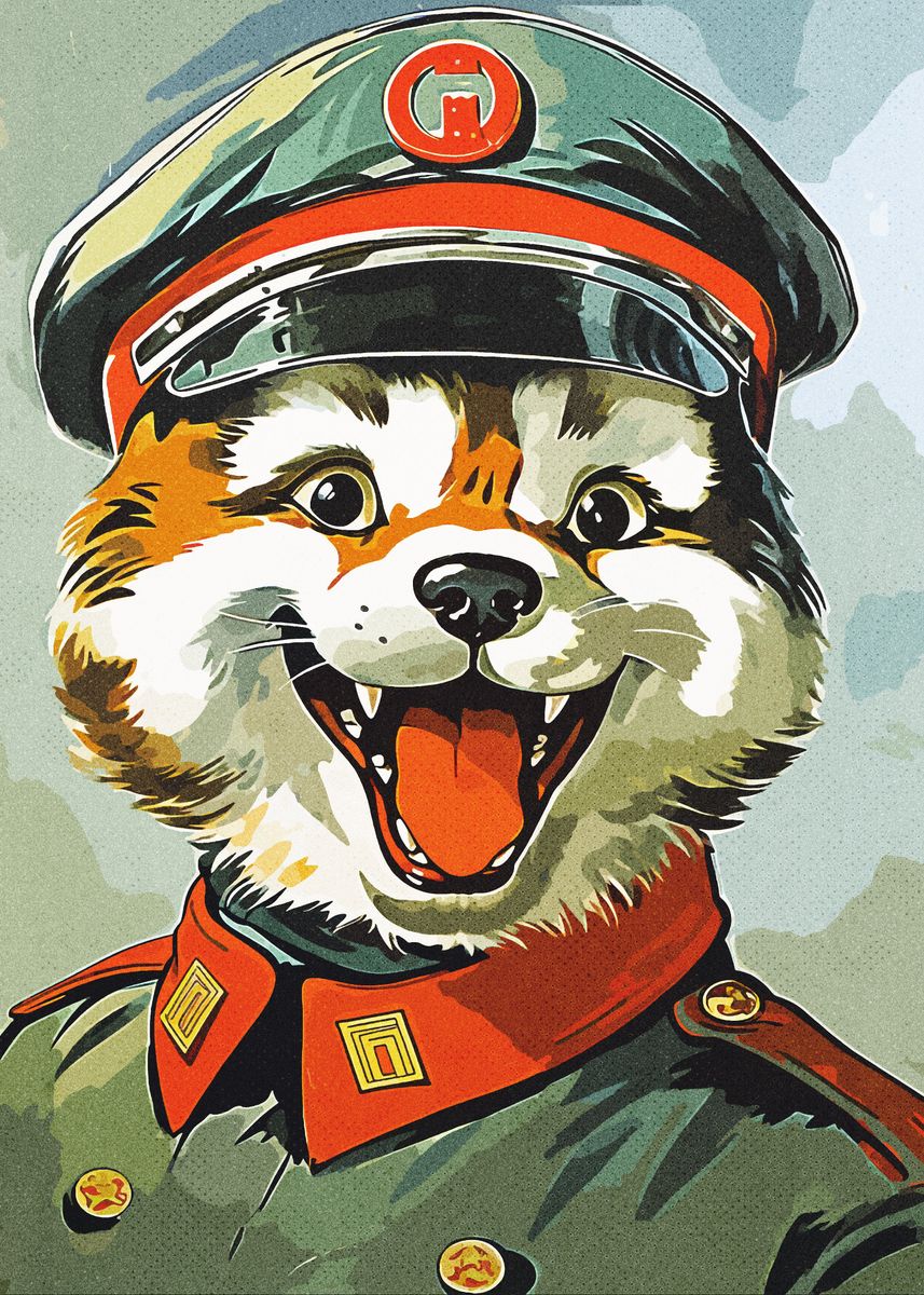 'Vintage Dog 1940s' Poster by 4147 Studios | Displate