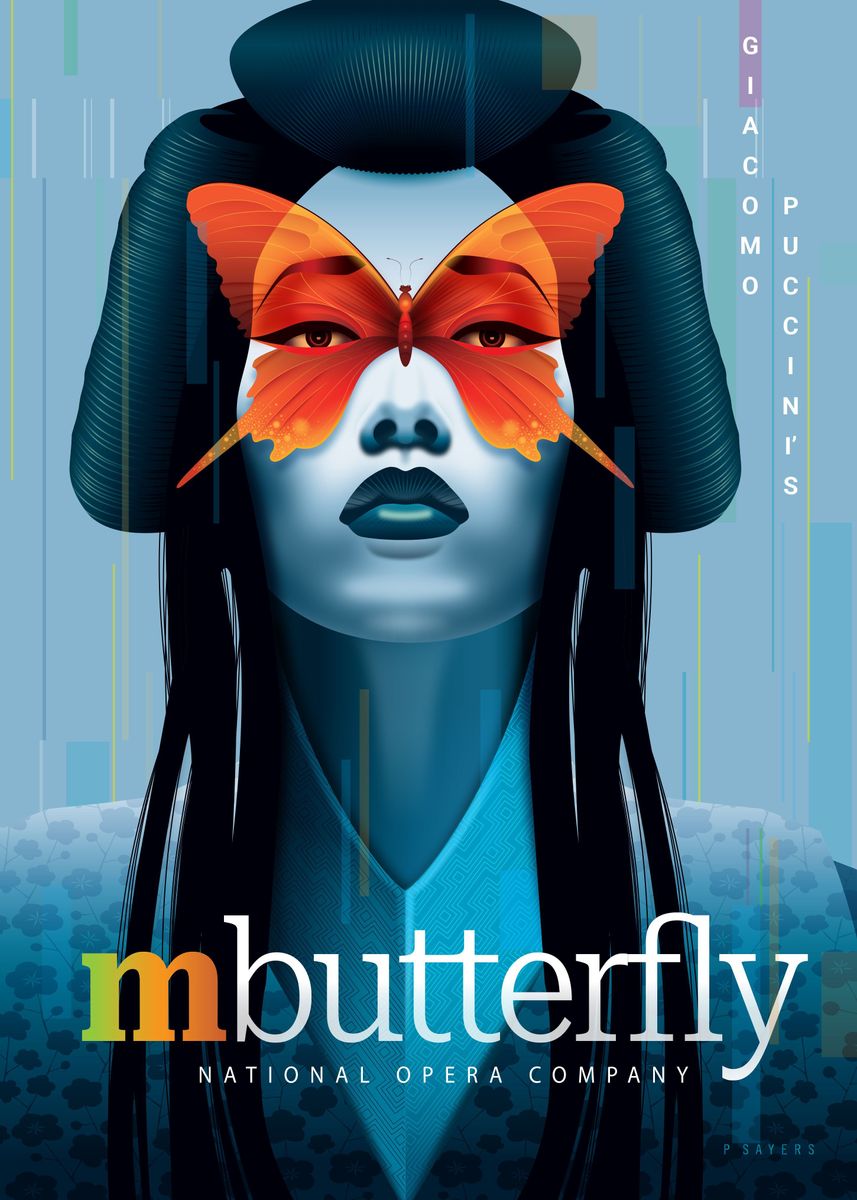 'Madama Butterfly Poster' Poster, picture, metal print, paint by ...