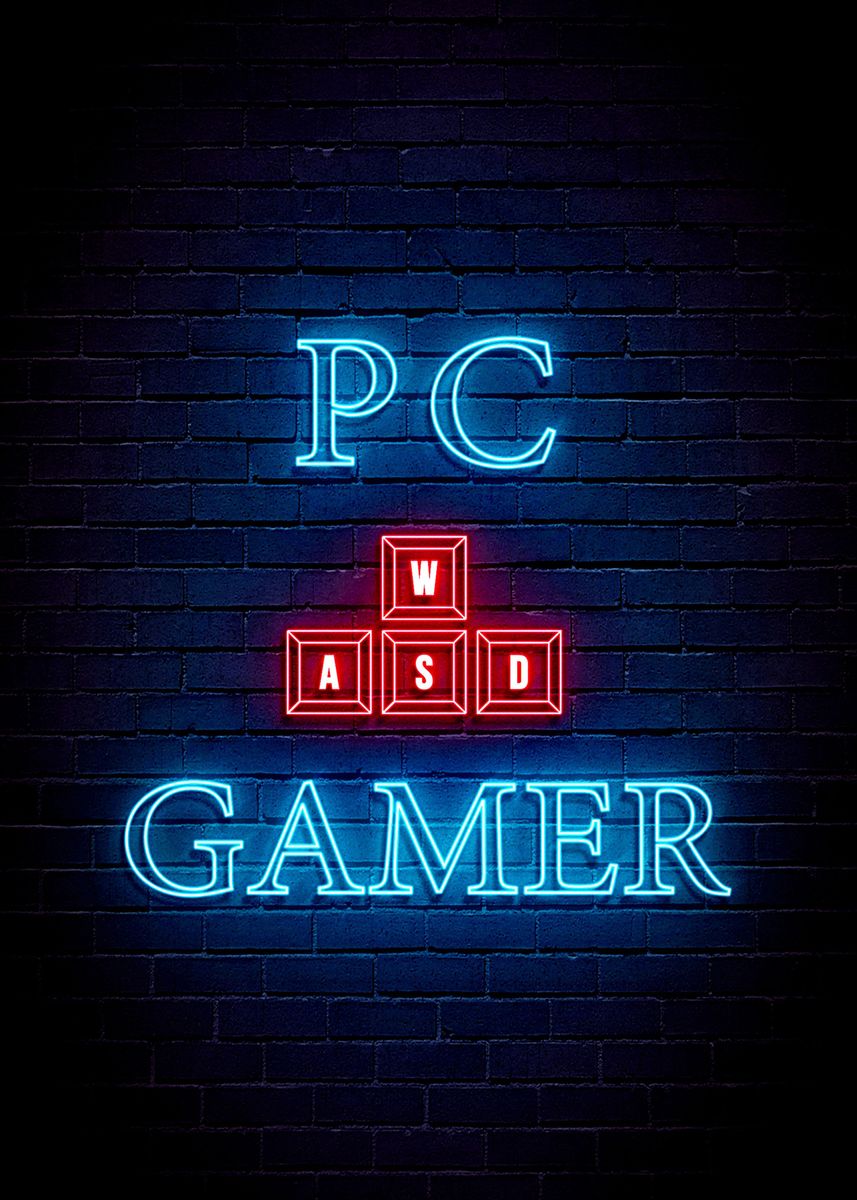 'pc gamer' Poster, picture, metal print, paint by ad yosef | Displate