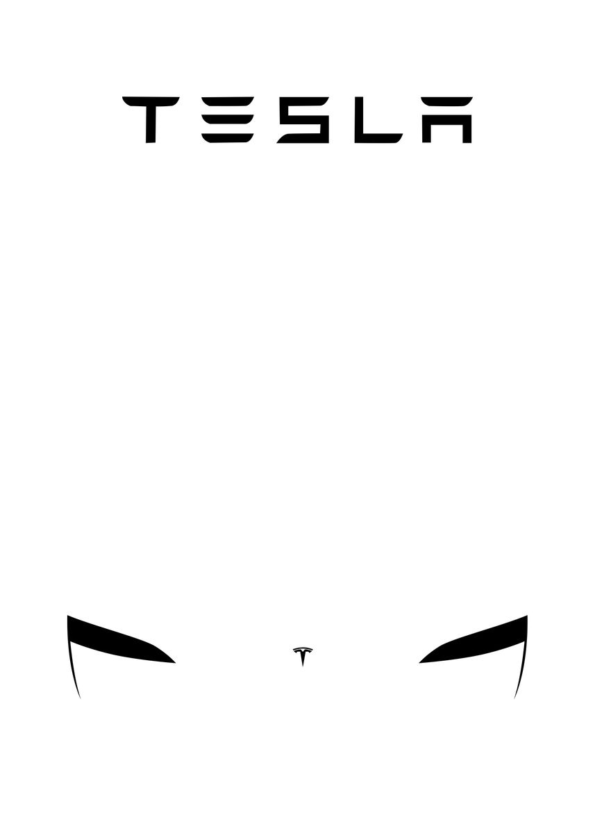 'tesla minimalist' Poster, picture, metal print, paint by capture art ...