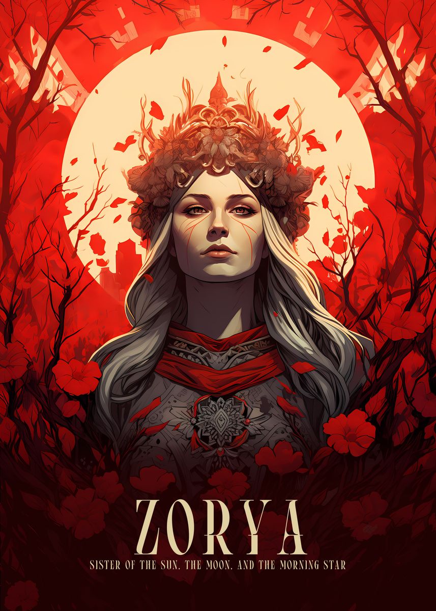 'Zorya' Poster, picture, metal print, paint by Posterium Wall Art ...